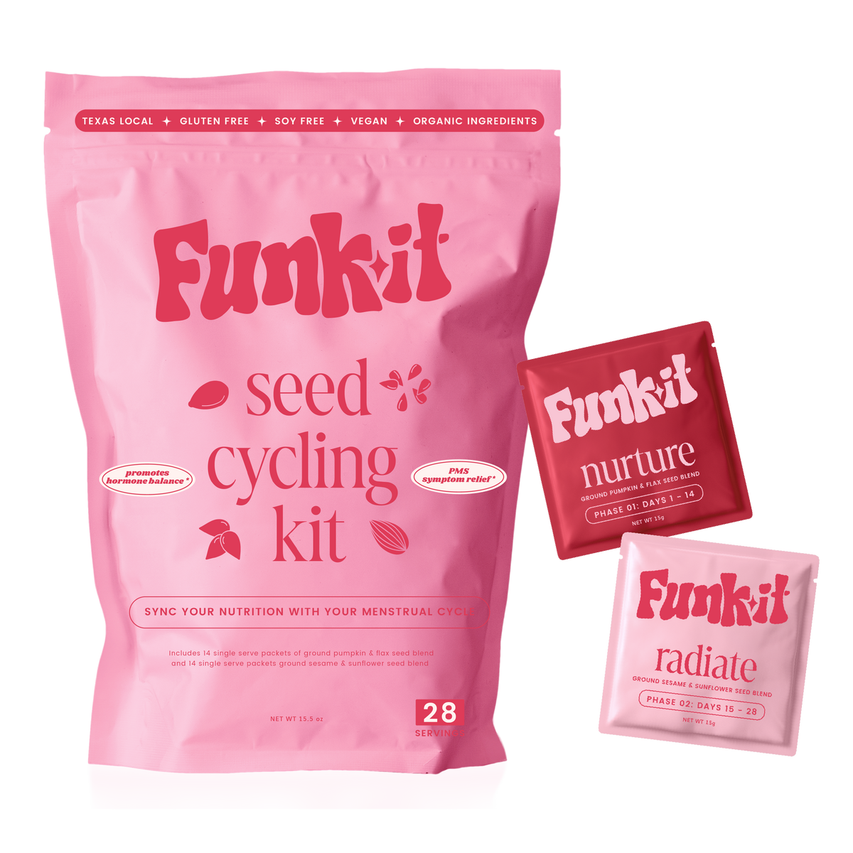 Single Serve Seed Cycling Kit – Funk It Wellness