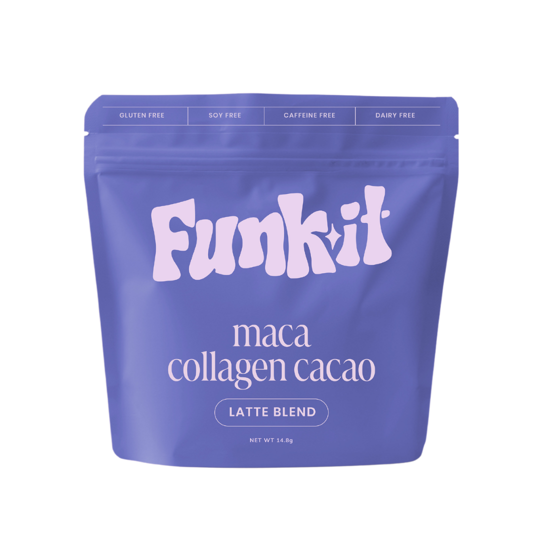 Maca Collagen Cacao Superfood Latte Blend – Funk It Wellness